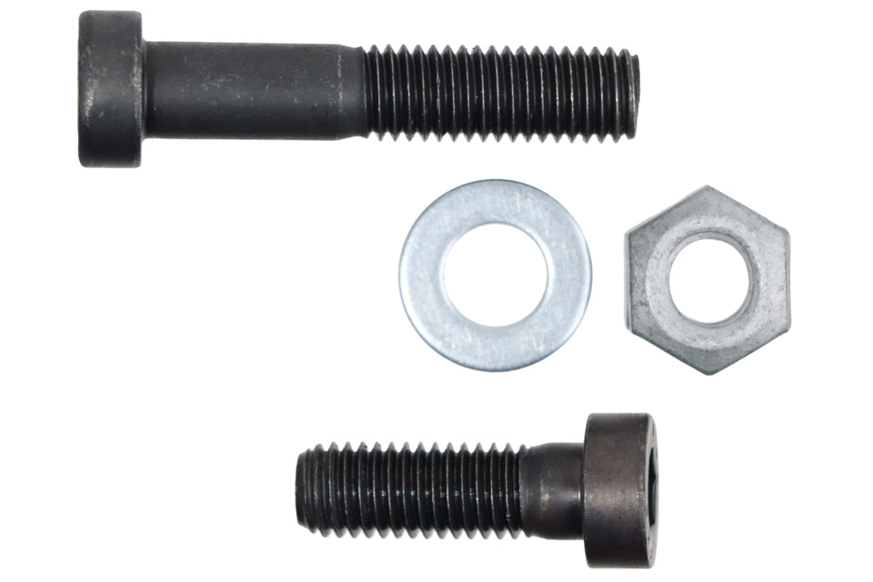 R80 R100 Footpeg Bracket Bolt Kit 81-84, Black
