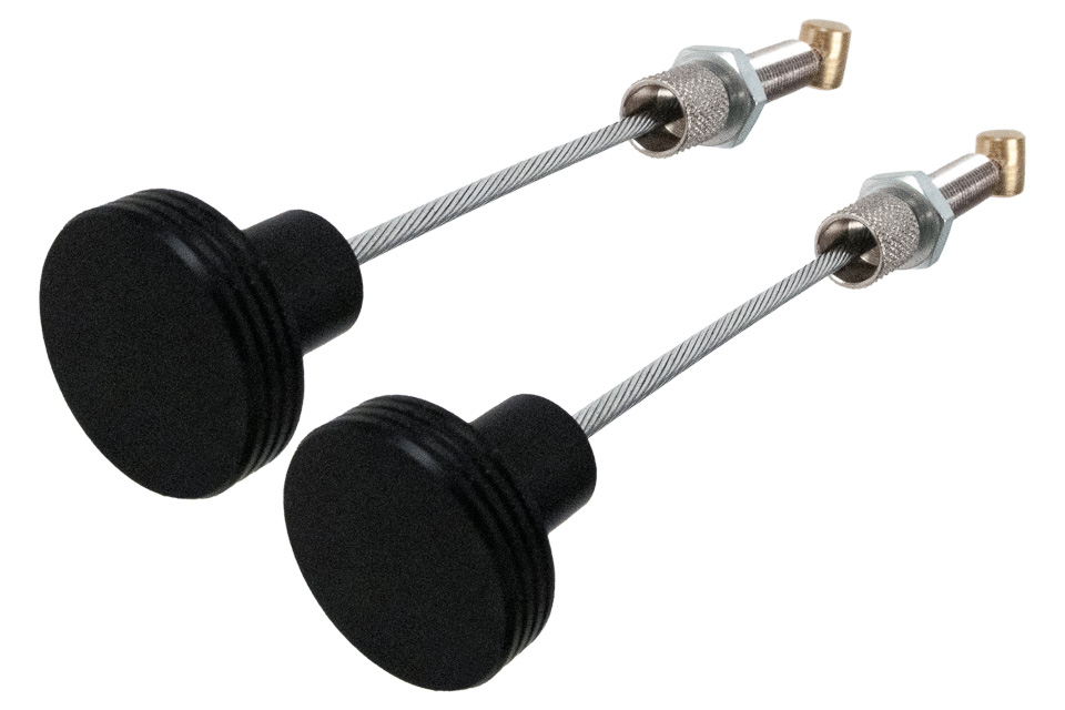 Choke Pull Set 07/80-on, Black