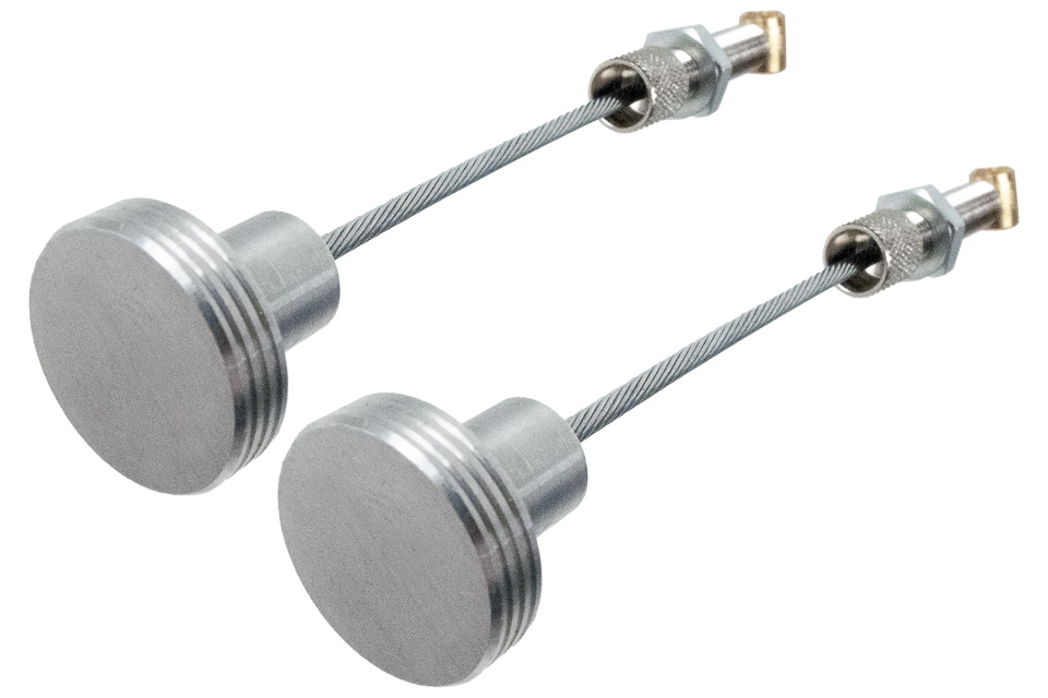 Choke Pull Set 07/80-on, Silver