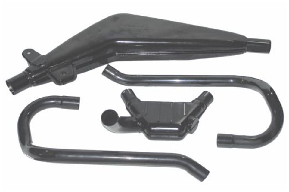 Complete Exhaust System, Black