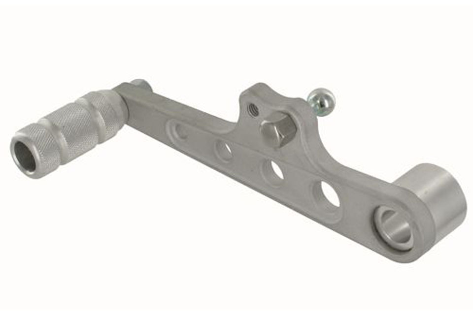 Foot gear change lever GS with roller