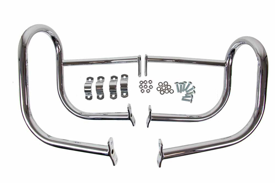 Chrome Engine Protection Bar