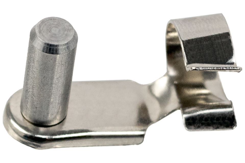 Rear Brake Rod Pin with Clip, Stainless